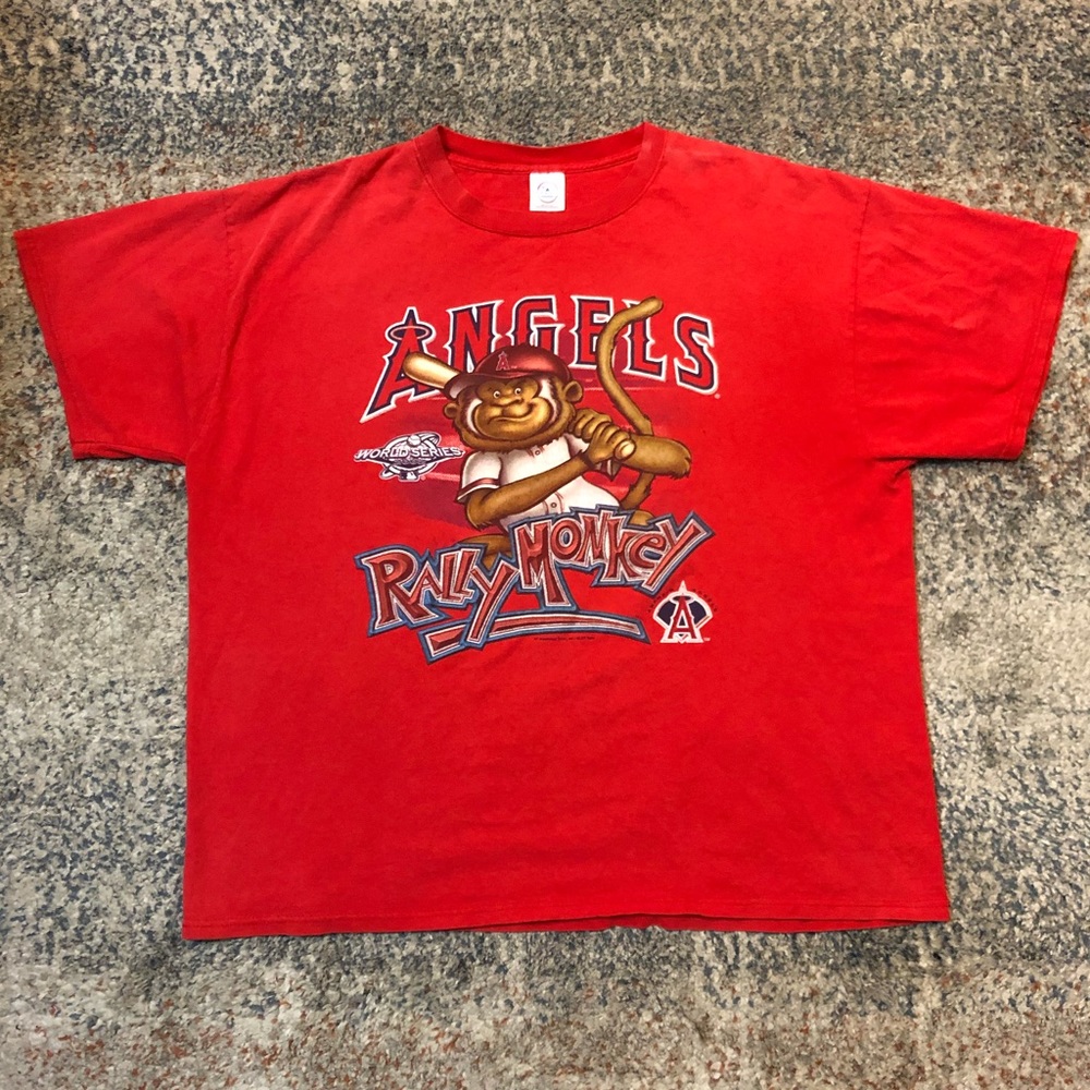 Vintage 2002 Y2k Los Angeles Angels Rally Monkey - Gem